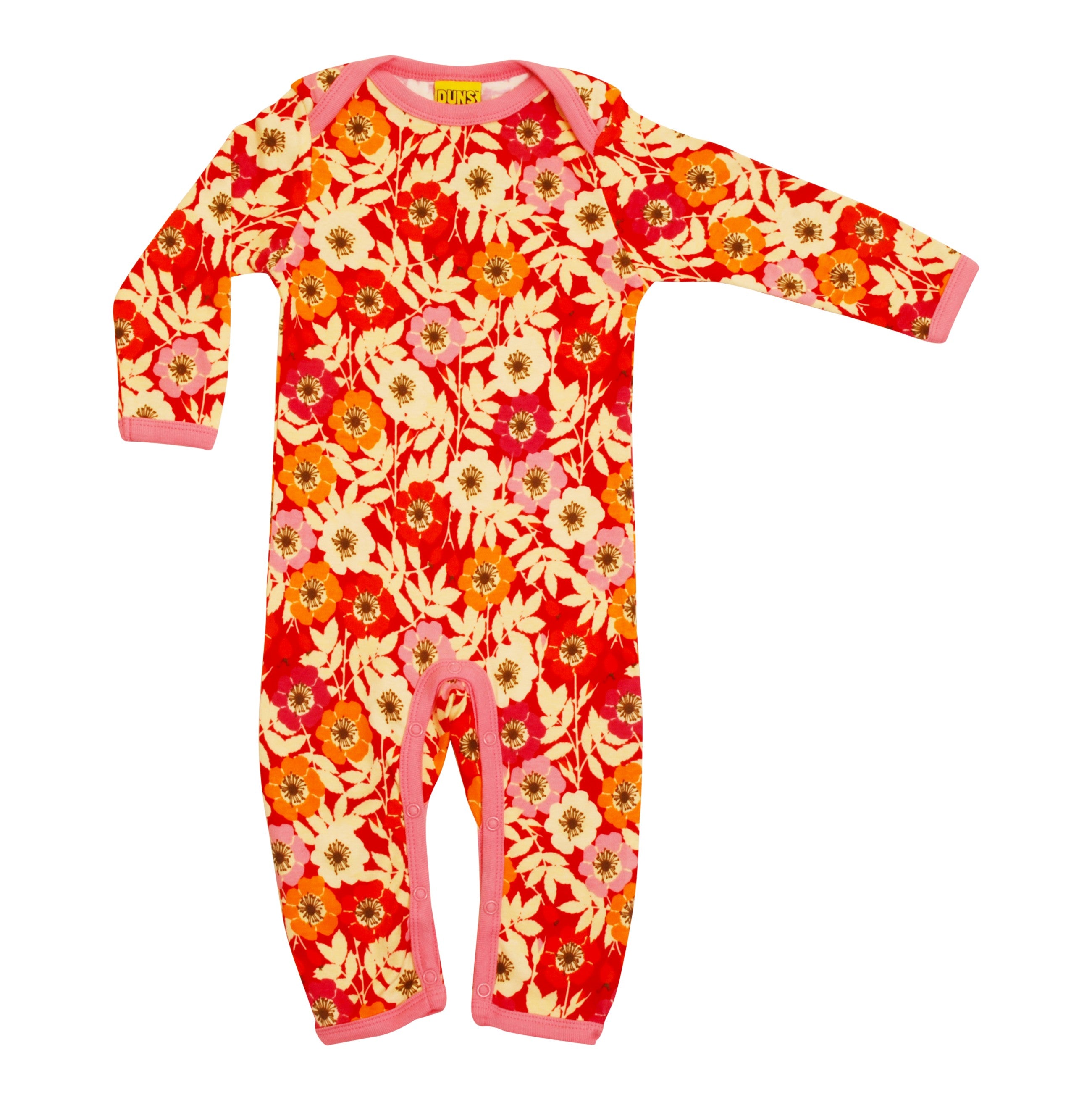 [DUNS Sweden] Long Sleeve Lap Neck Suit - Rosehip Sachet Pink – 해피리틀애틱